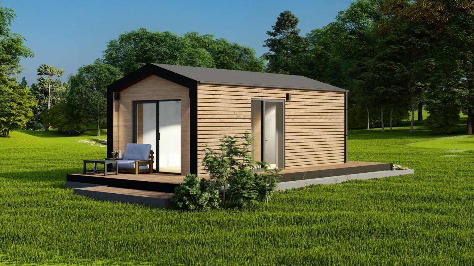 Montované chaty celoroční, modulární chaty | True Living